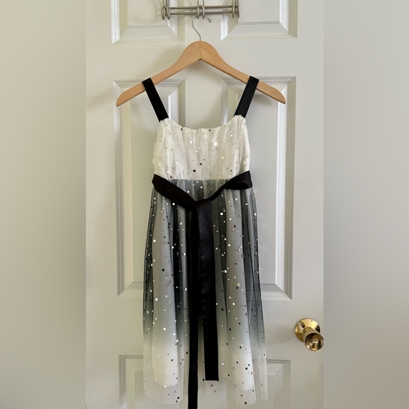 Justice | Dresses | Girls Justice Dress Size 4 Black White | Poshmark